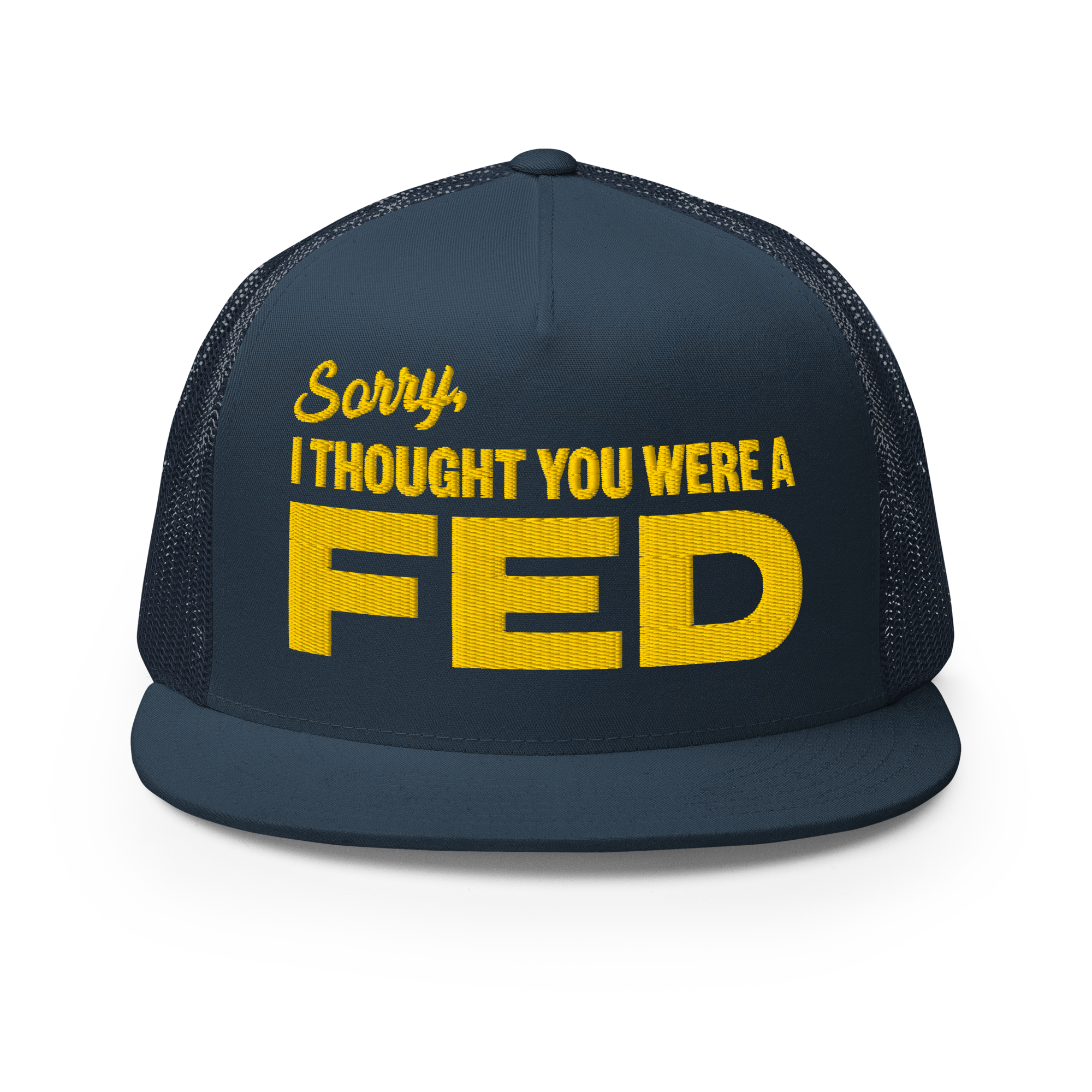 Thought You Were A Fed Trucker Hat - Navy – Tucker Carlson Network