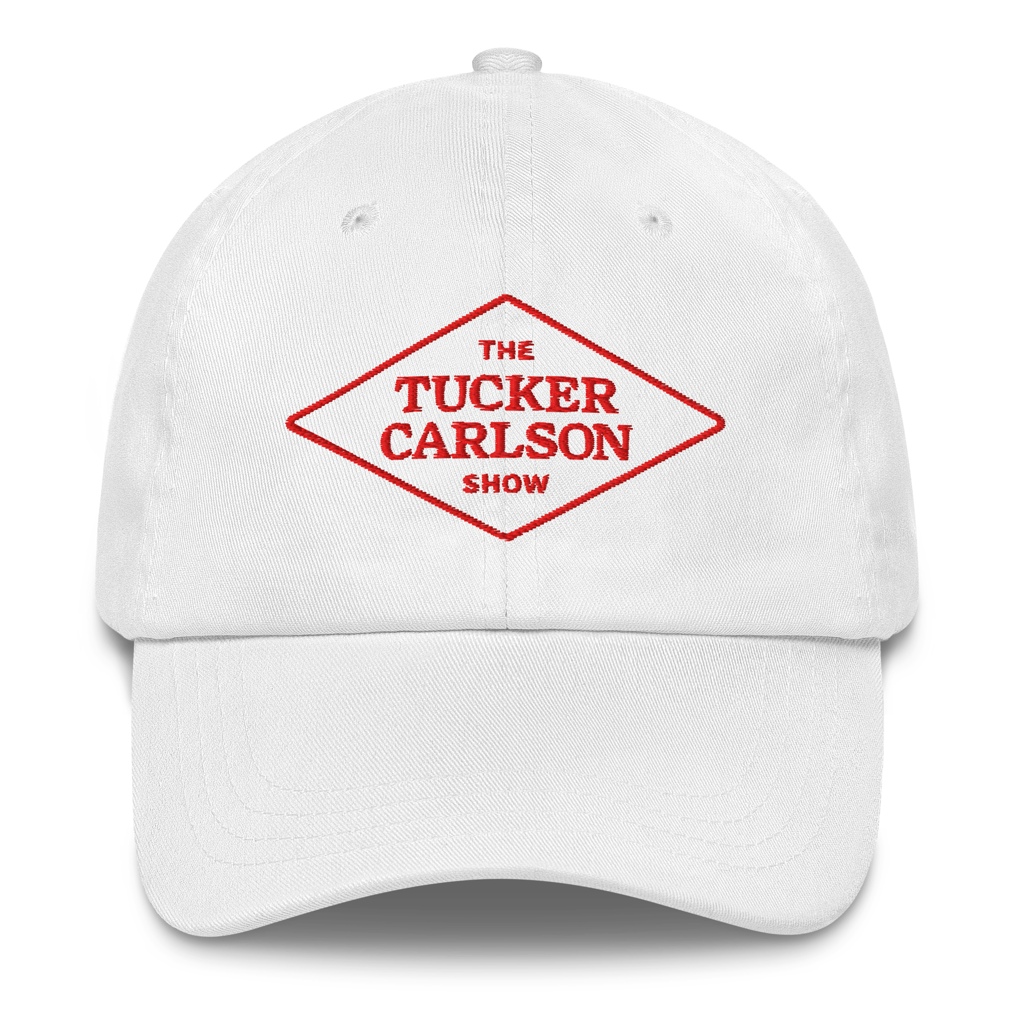 The Tucker Carlson Show Dad Hat - White – Tucker Carlson Network